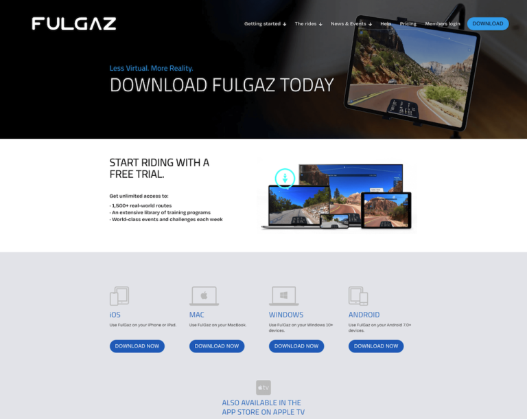 FulGaz Review: Ride at Home and Enjoy Crisp the Views!